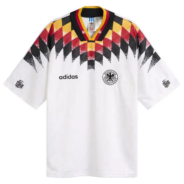 Adidas Germany 1994 Home Jersey Top - White