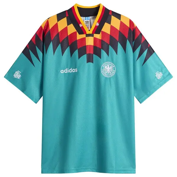 Adidas Germany 1994 Away Jersey Top - Power Green