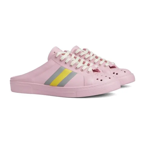 Gucci Ace Mules - Pink