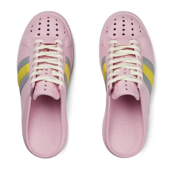 Gucci Ace Mules - Pink