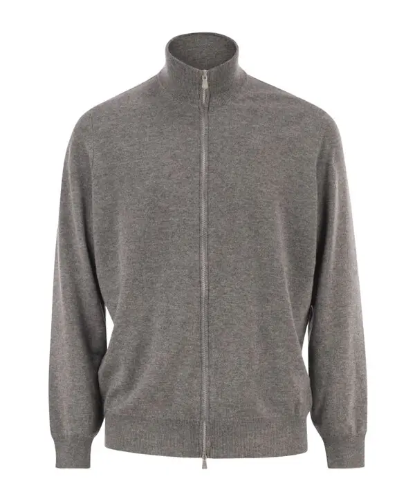 Brunello Cucinelli Zip-up High Neck Cardigan - No