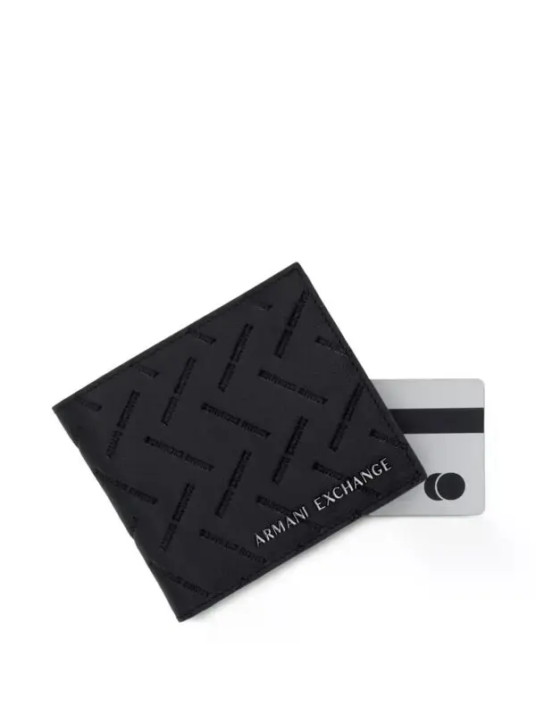 Armani Exchange Logo-debossed Wallet