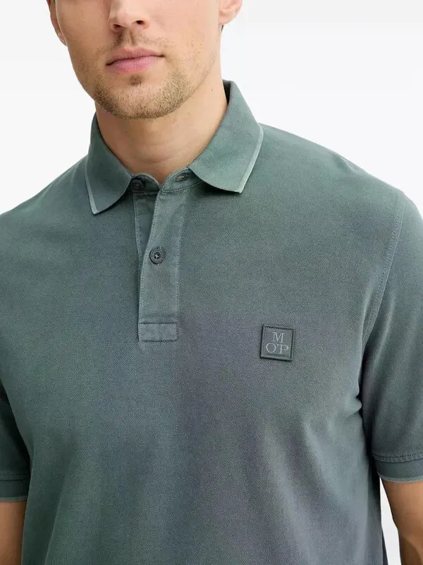 Marc O'polo Logo-patch Pique Polo Shirt