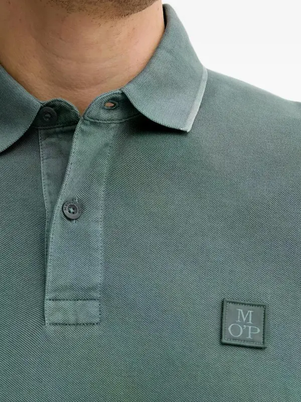 Marc O'polo Logo-patch Pique Polo Shirt