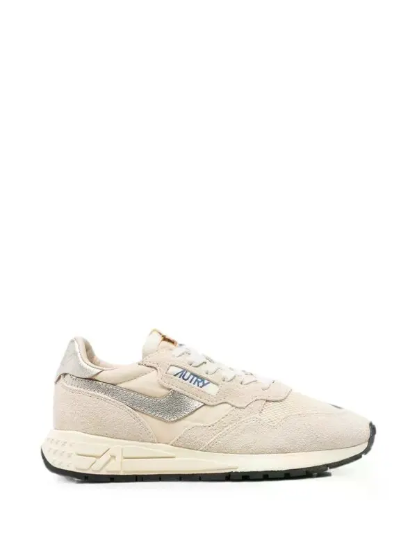 AUTRY Reelwind Panelled Suede Sneakers - Neutrals