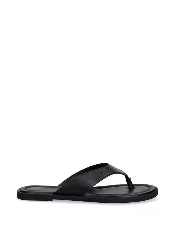 VAGABOND SHOEMAKERS Zaida Leather Flat Sandals - Black