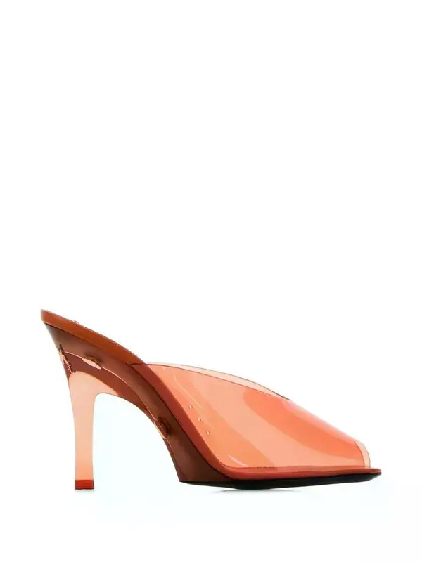 Saint Laurent Sabrina Heeled Sandals - Orange
