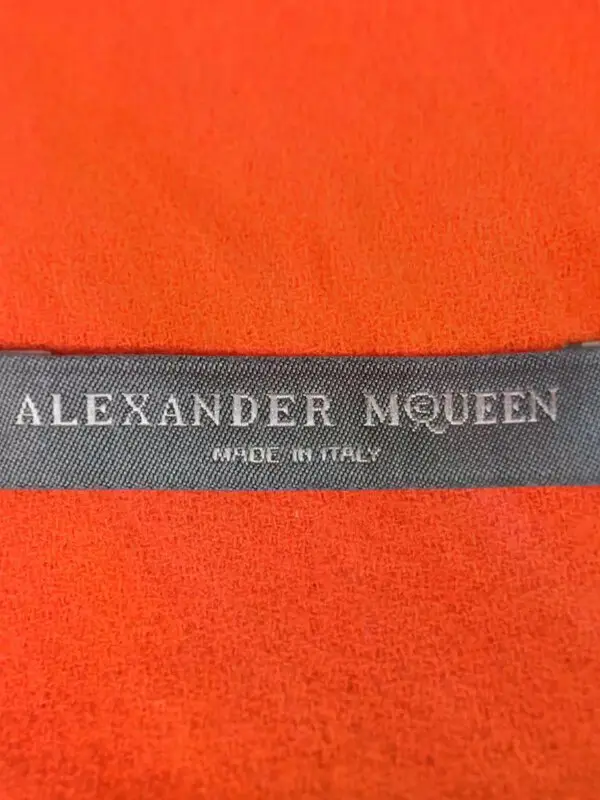 Alexander McQueen Wool Belted Sleeveless Dress