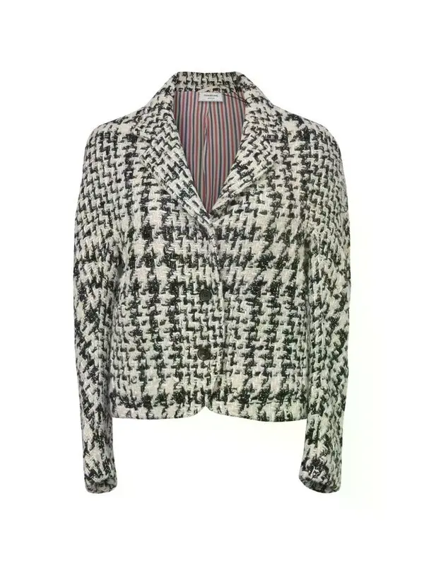 Thom Browne Houndstooth Woven Jacket