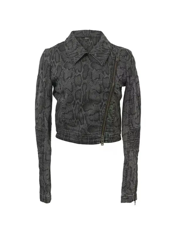 Stella McCartney Snake-print Denim Jacket