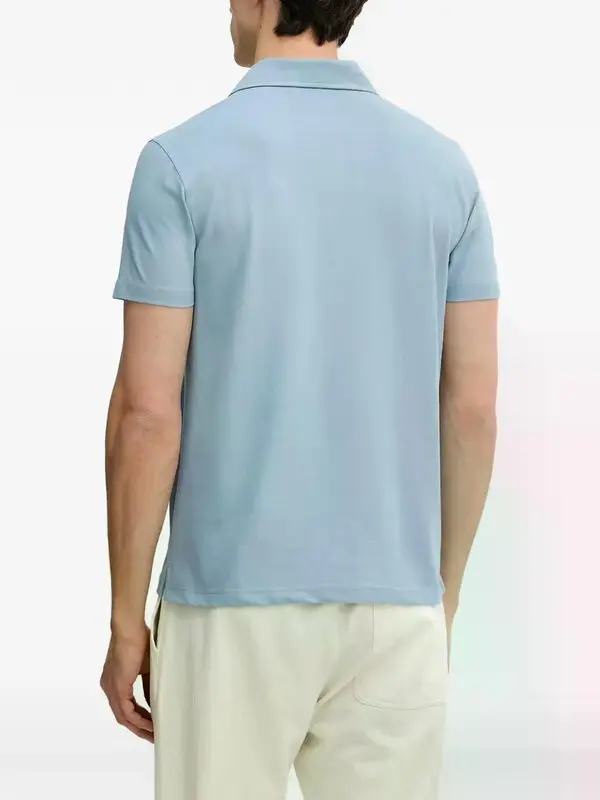 TRUSSARDI Logo-embroidered Short-sleeve Polo Shirt