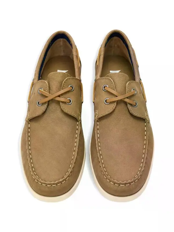 Manebí Lace-up Suede Boat Shoes
