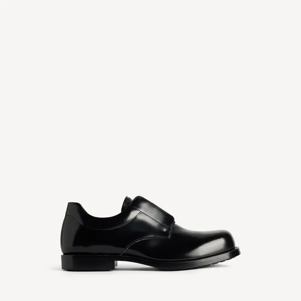 Balenciaga Derby Shoes In Shiny Calfskin