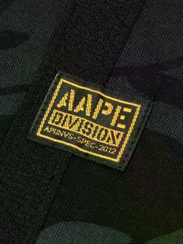 AAPE BY *A BATHING APE Logo-embroidered Camouflage-print T-shirt