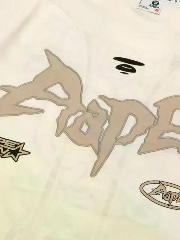 AAPE BY *A BATHING APE Logo-appliqué Cotton T-shirt