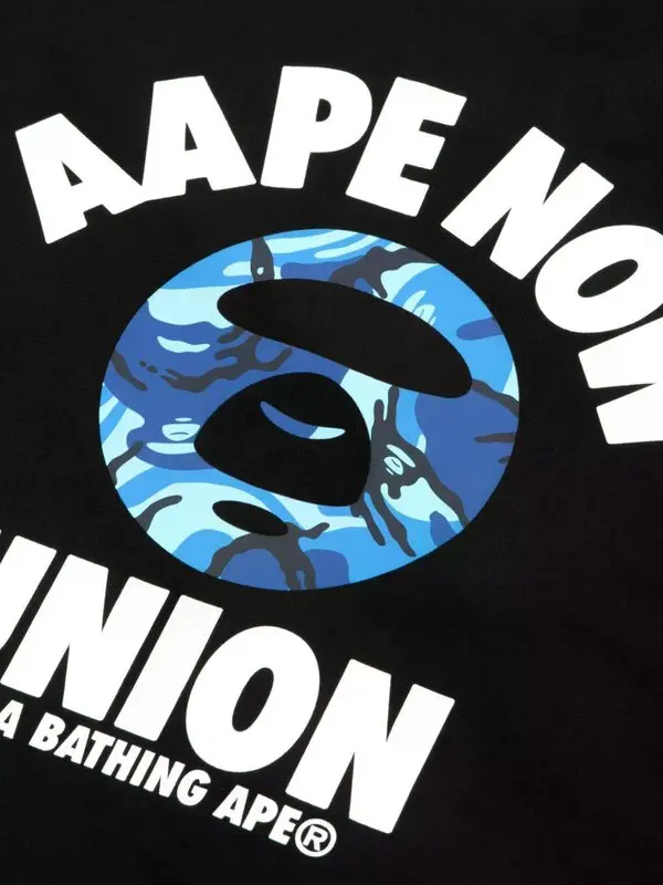 AAPE BY *A BATHING APE Logo-print Cotton T-shirt