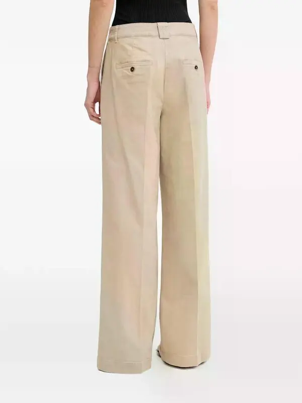 Marc O'polo Pressed Crease Wide-leg Trousers