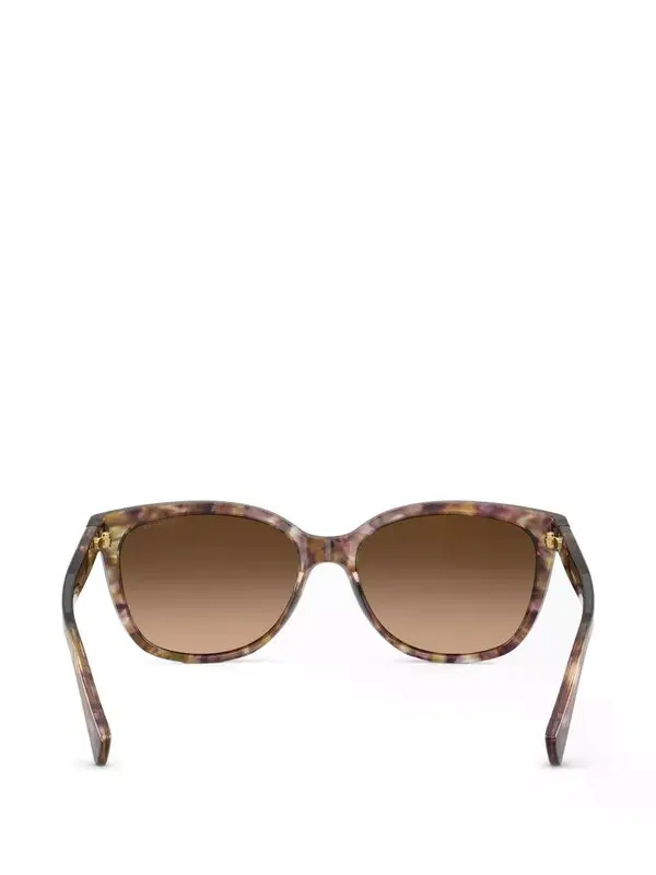 COACH Tortoiseshell Cat-eye Sunglasses - Brown