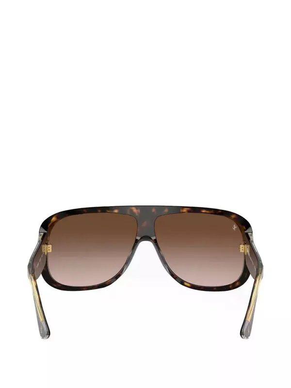 FERRARI Geometric Frame Sunglasses