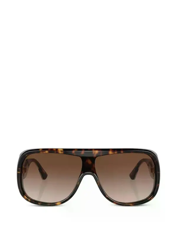 FERRARI Geometric Frame Sunglasses - Brown
