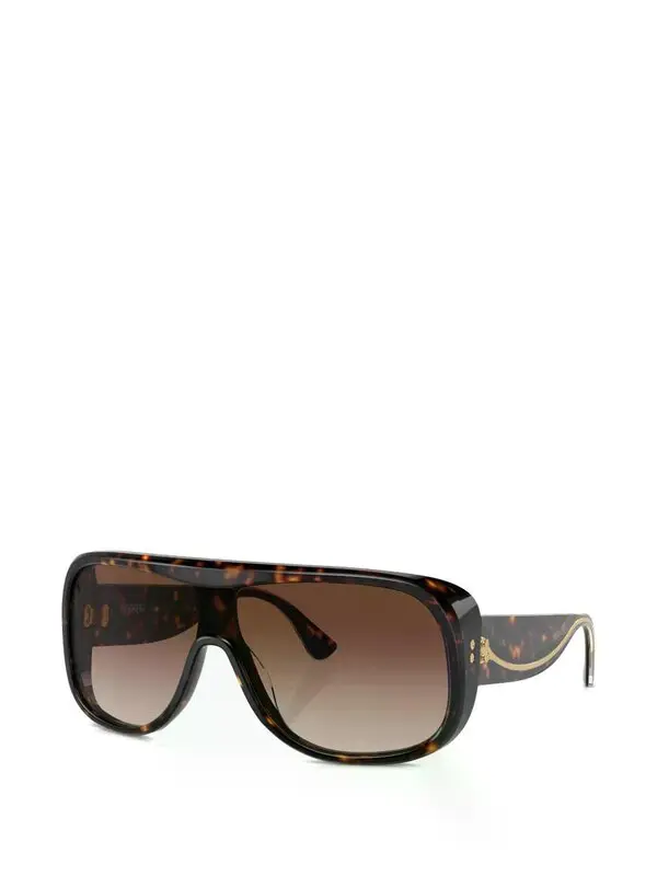 FERRARI Geometric Frame Sunglasses