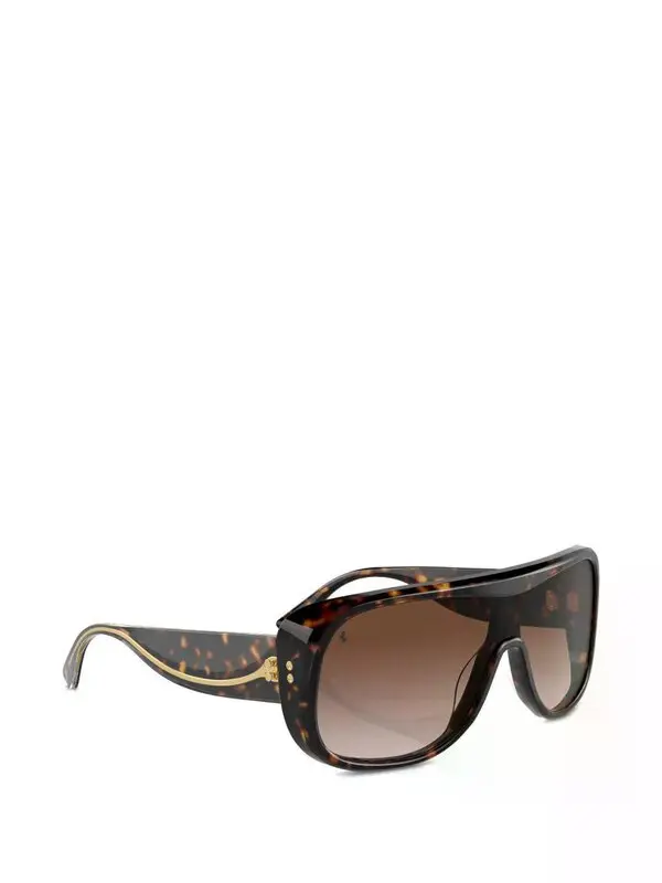 FERRARI Geometric Frame Sunglasses