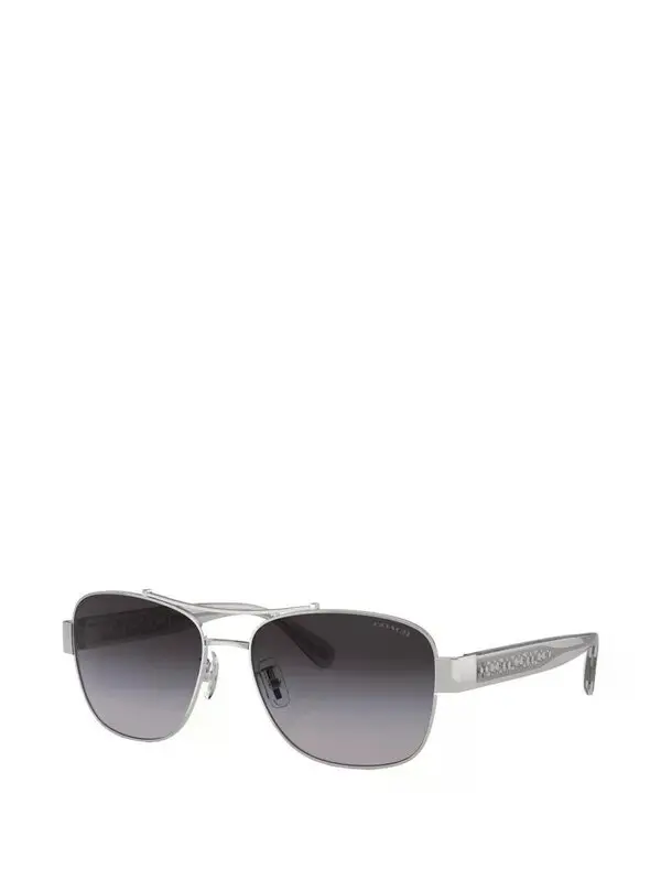 COACH Double-bridge Pilot-frame Sunglasses