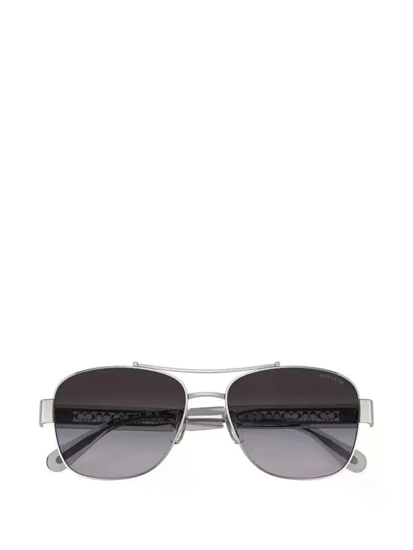 COACH Double-bridge Pilot-frame Sunglasses