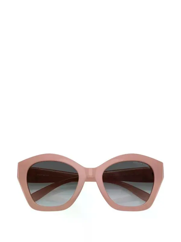 COACH Cat-eye Sunglasses With Logo Plaque