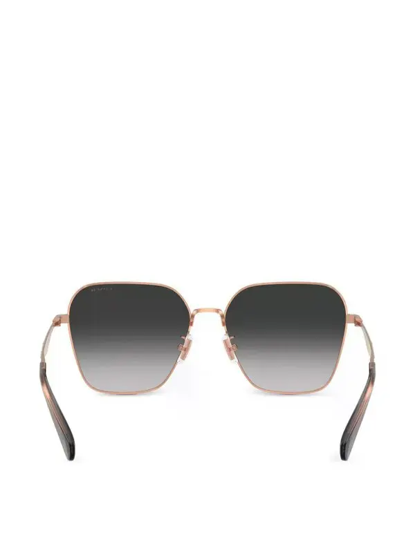 COACH Irregular Frame Gradient Lens Sunglasses