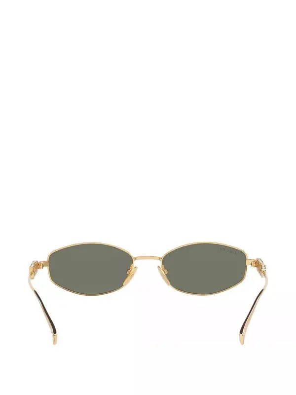 Gucci Crystal-embellished Geometric Sunglasses
