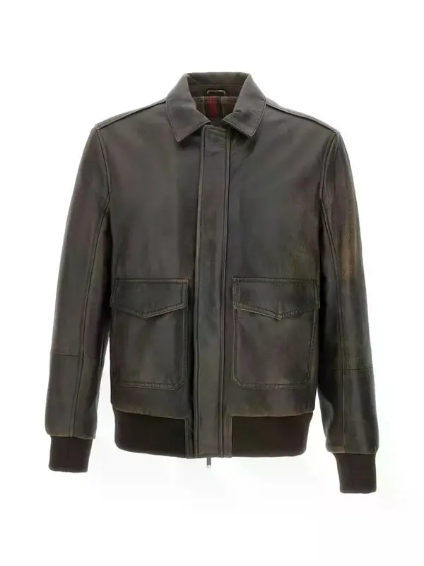 VOLFAGLI FIRENZE David Tundra Leather Jacket