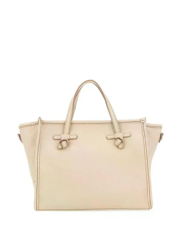 MARCELLA CLUB Miss Marcella32 Grained Leather Tote Bag - Neutrals