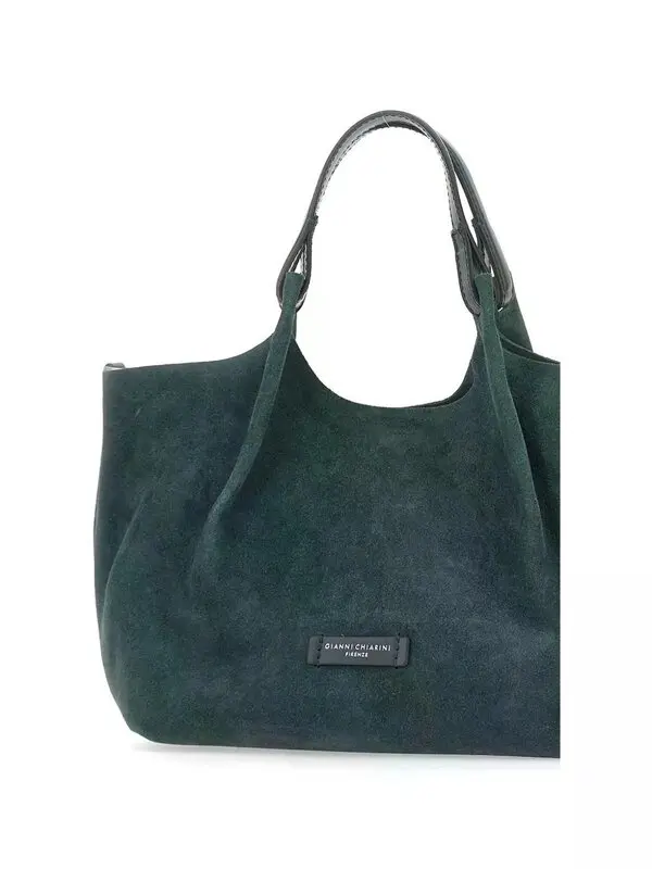 GIANNI CHIARINI Medium Dua Suede Tote Bag