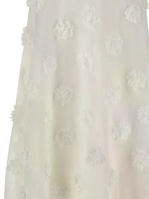 HERSKIND Organza Floral Appliqué Skirt