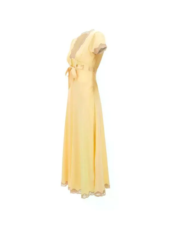 Rixo Marlice Silk Midi Dress