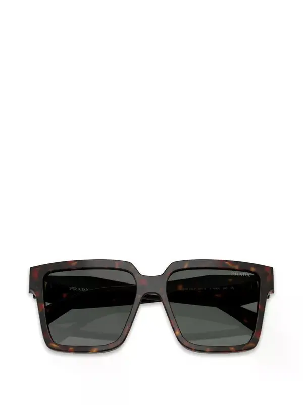 Prada Tortoiseshell Effect Square-frame Sunglasses