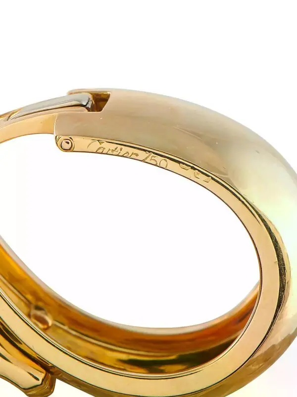 Cartier Panthère Onyx And Emerald Earrings In 18k Yellow