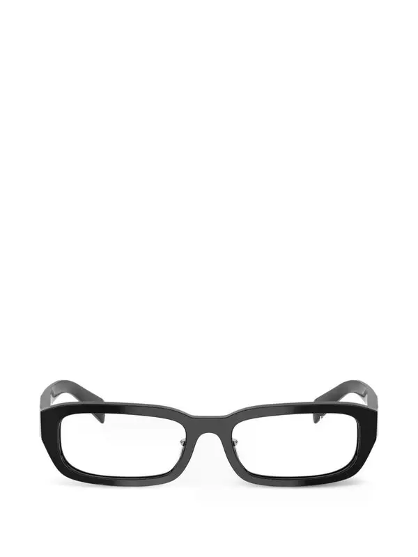 Prada Symbole Rectangle-frame Sunglasses - Black