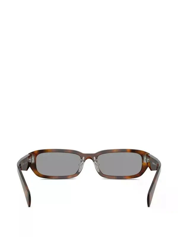 Prada Rectangle Frame Sunglasses - Brown