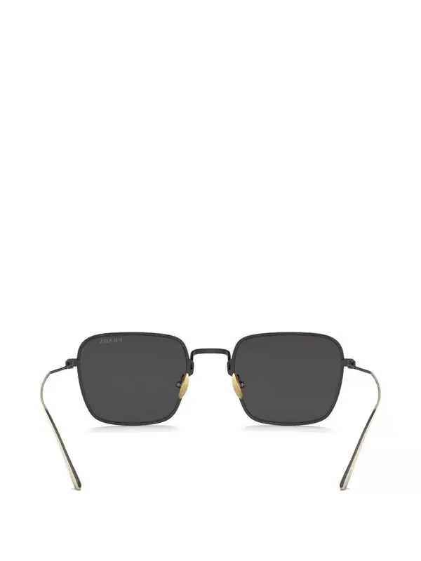Prada Rectangular Frame Titanium Sunglasses