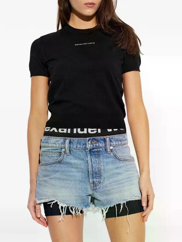 Alexander Wang Shimmering Logo T-shirt