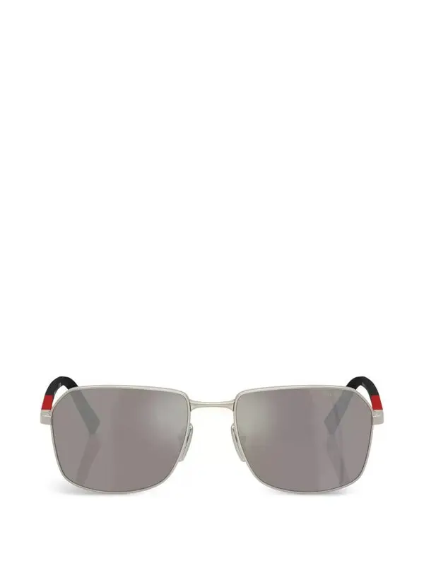Prada Rectangle Sunglasses - Silver