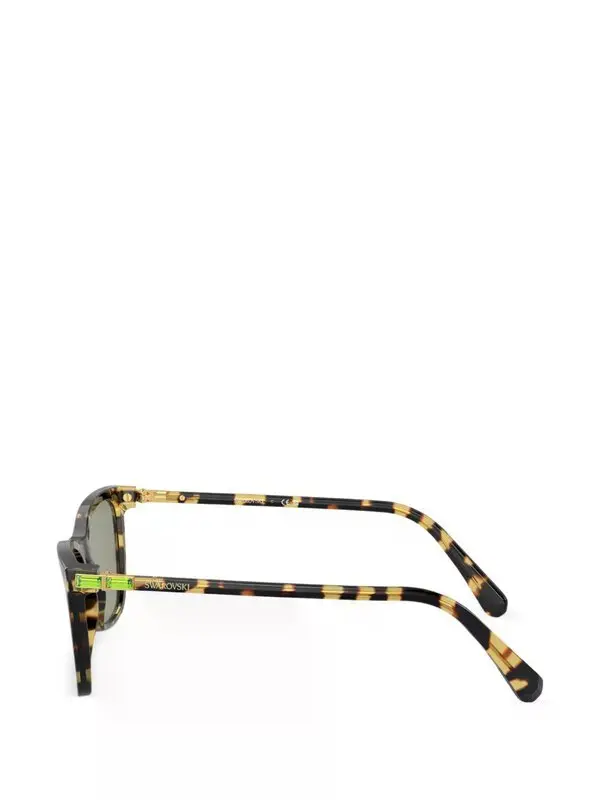 SWAROVSKI Embellished Rectangle Sunglasses