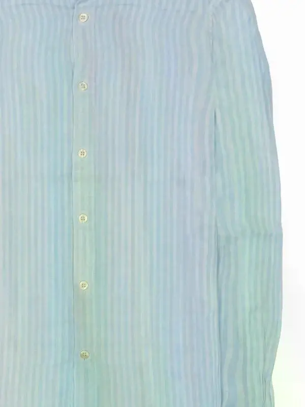 120% Lino Vertical-stripe Linen Shirt
