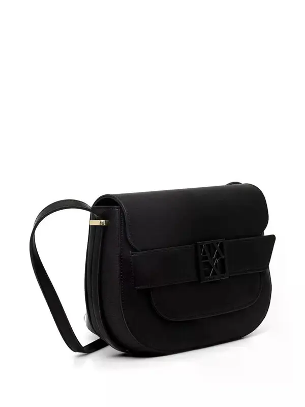 Armani Exchange Susy Logo-plaque Foldover Saddle Bag