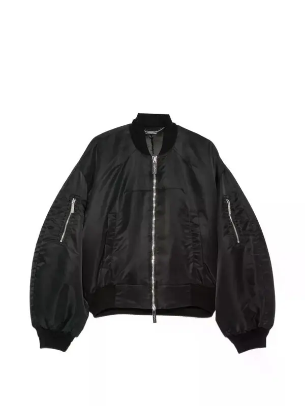 Matieres Fecales Zip-up Bomber Jacket - Black