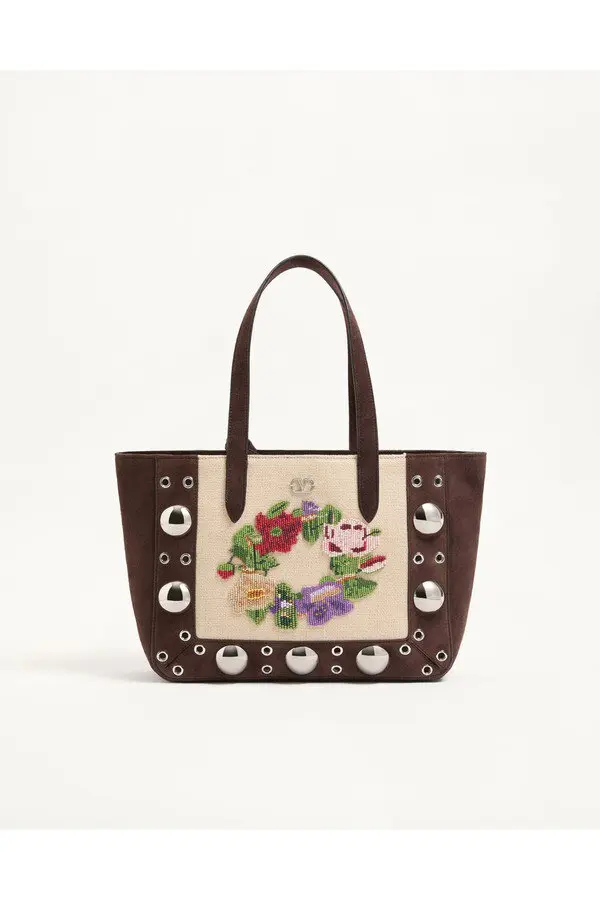 Valentino Garavani Nellcôte Medium Shopping Bag - Multicolor