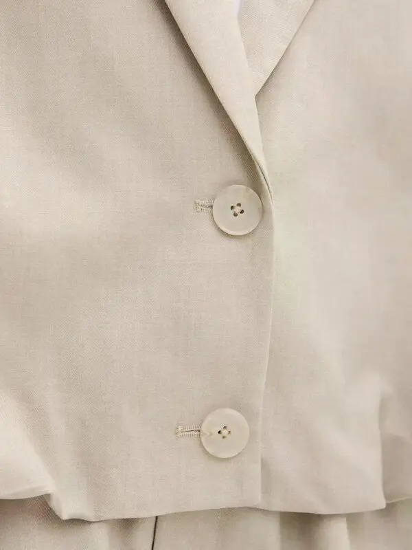 ISABELLE BLANCHE Bubble-hem Blazer