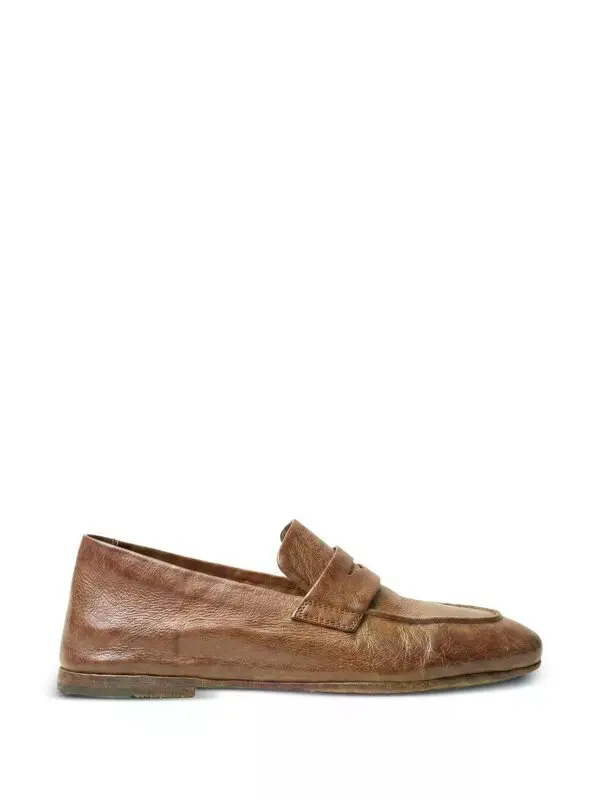Officine Creative Blair Dd 001 Leather Loafers - Brown